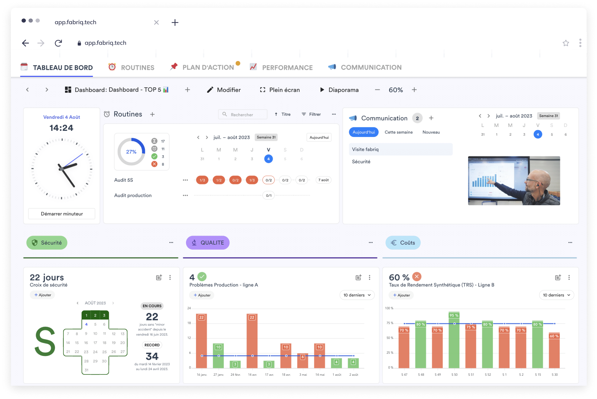 Optimisez l'analyse des écarts avec notre solution fabriq