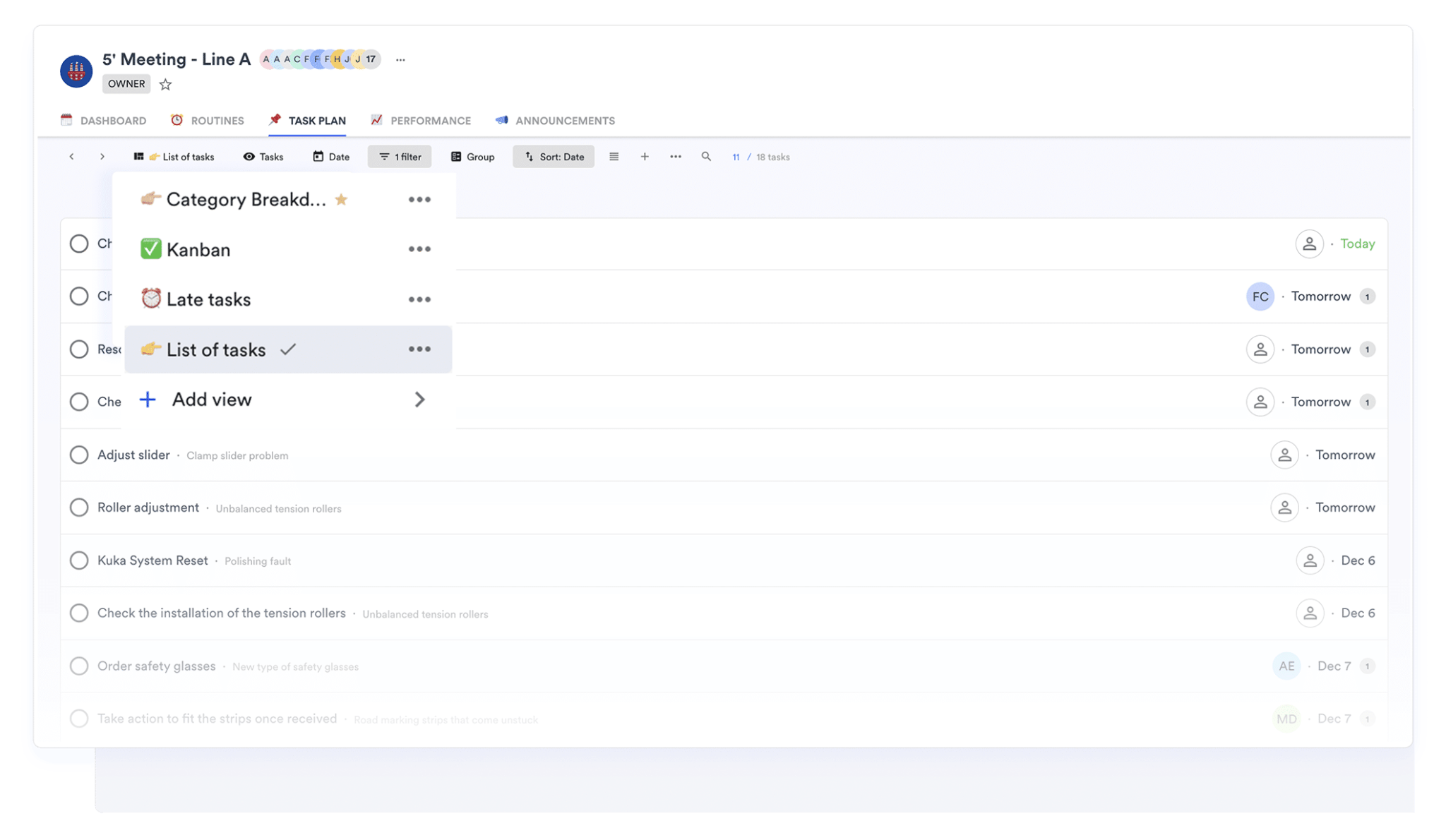 Feature - Tickets & Action Plans - Fabriq